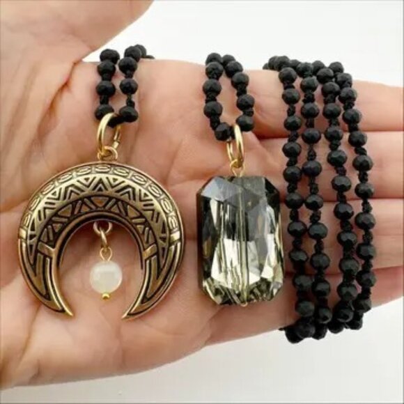 Katia Designs | Jewelry | Warrior Crescent Moon Original Necklace ...